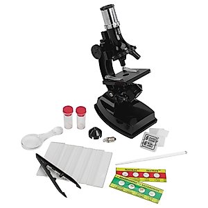 Learning Resources Elite Microscope, Microscope for Kids, Science Toys for Kids, 21 Pieces, Ages 8+
