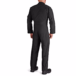 Propper Men's CWU 27/P Nomex Flight Suit, Black, 42 Regular