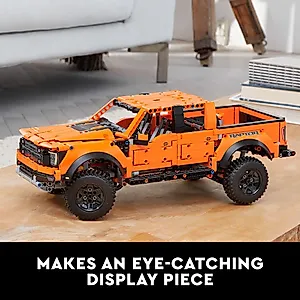 LEGO Technic Ford F-150 Raptor 42126 Model Building Kit; Enjoy an Immersive Build Recreating The Features and Functions of The Powerful Ford F-150 Raptor Pickup Truck (1,379 Pieces)