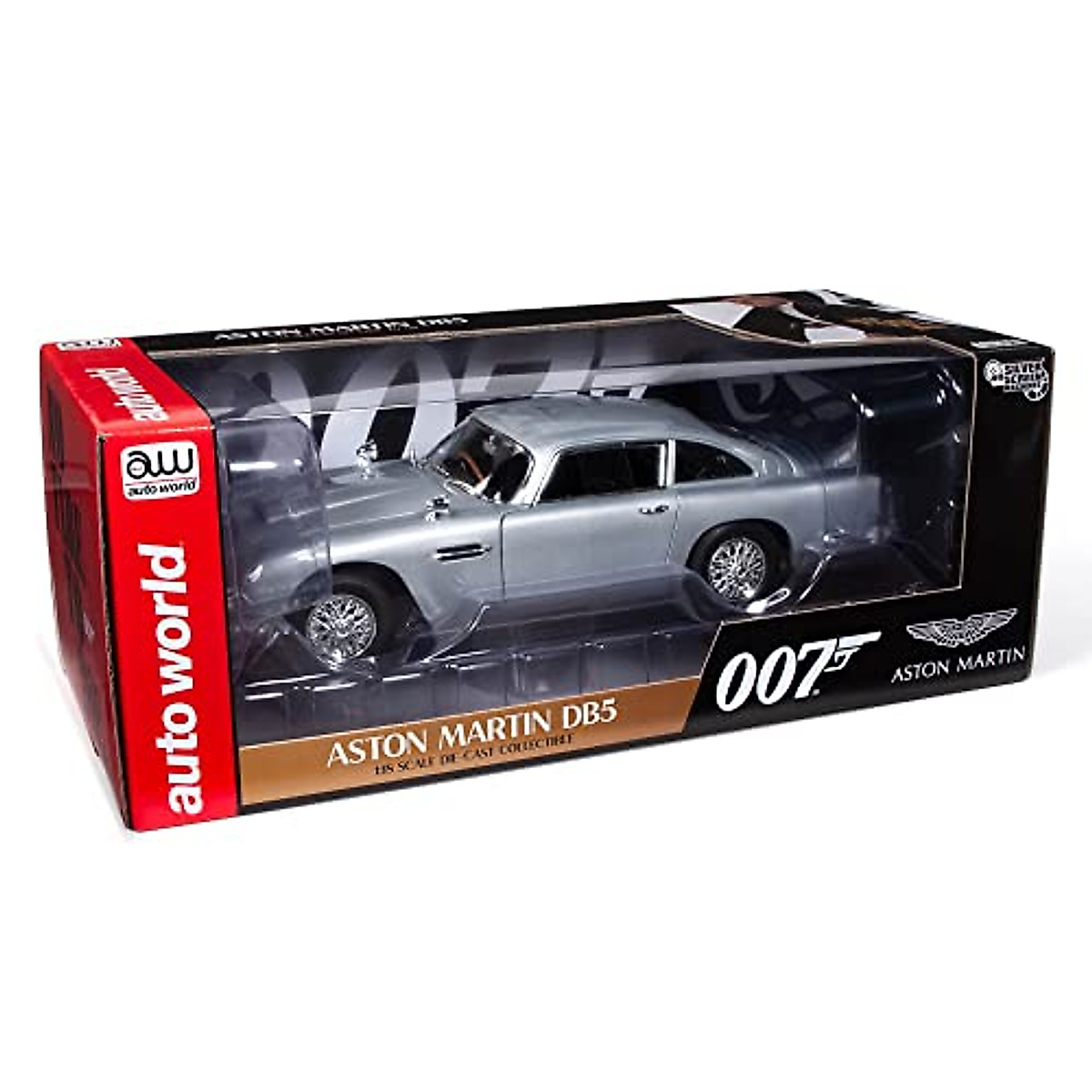 Auto World James Bond 1965 Aston Martin DB5 Coupe (No Time to Die) 1:18 Diecast Model Kit