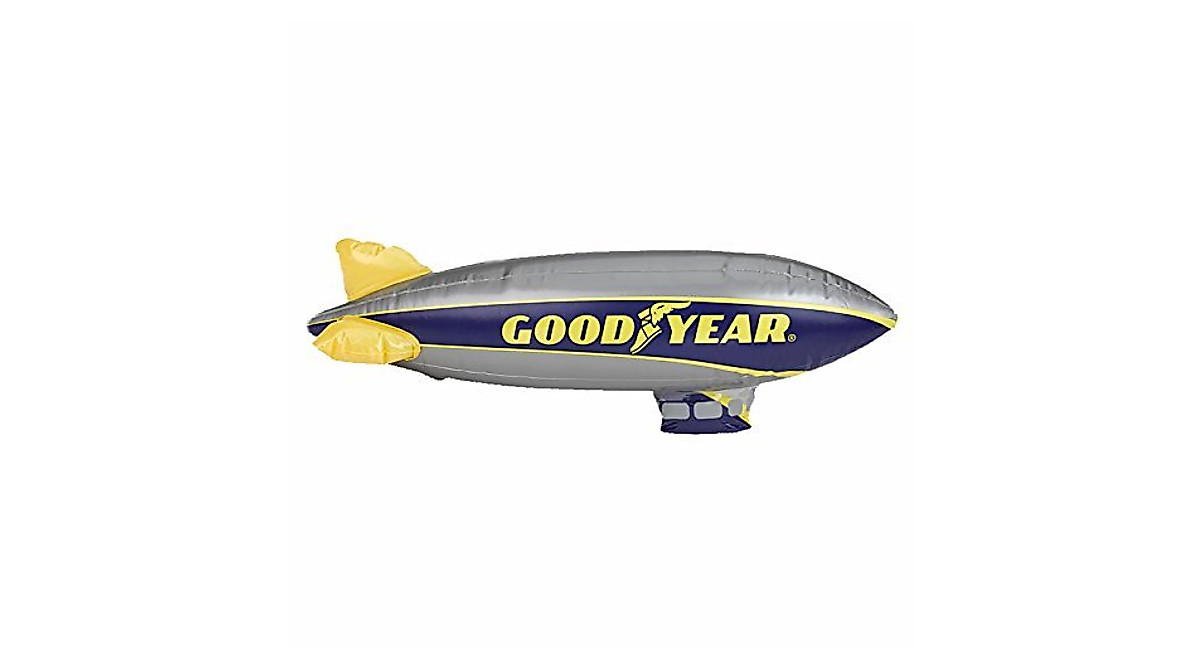 Goodyear Inflatable Blimp - 33" Playful Decor & Gift Idea