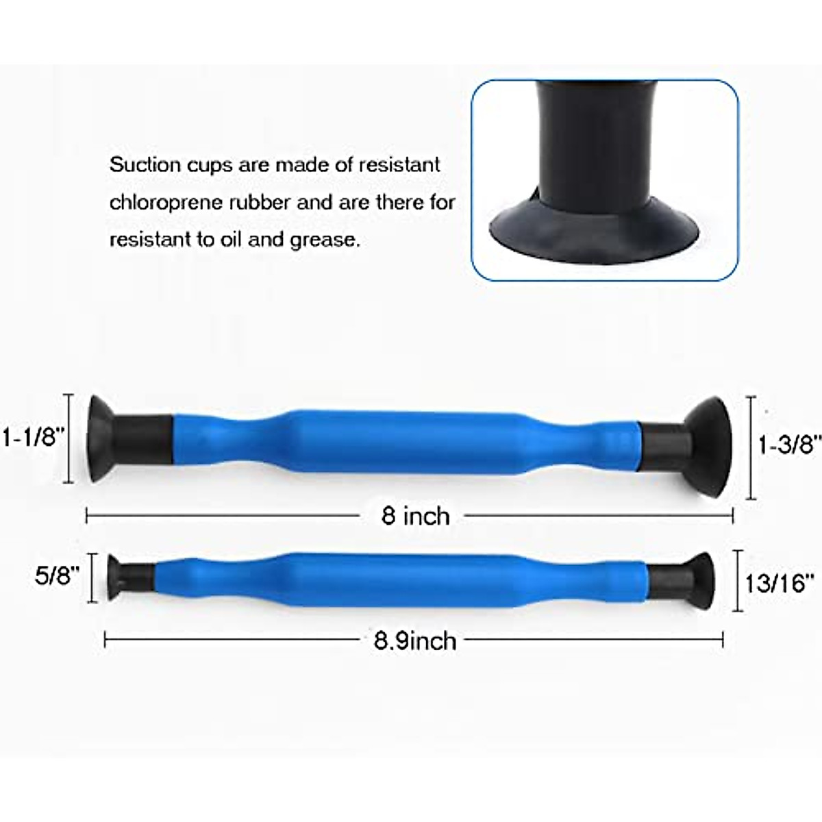 WINTOWIN Valve Lapper Set with 4 Suction Plates,Valve Lapping Grinding Stick Tool