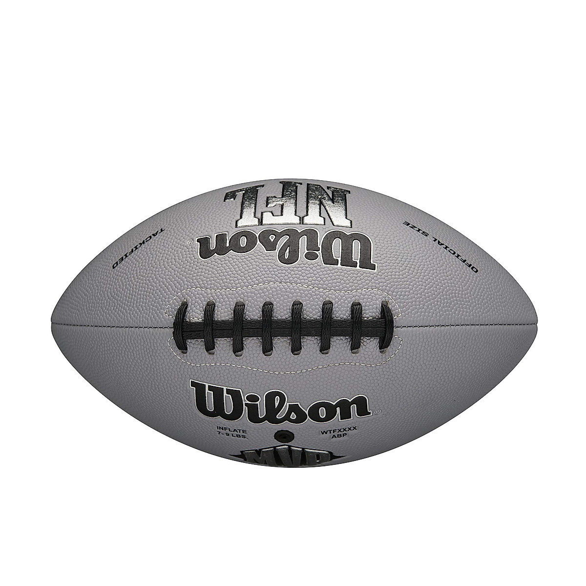 Wilson NFL MVP Football - Official Size, Grey