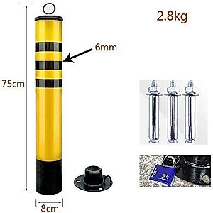 Parking Lock,Parking Barriers Garage Car Parking Lock to Lock Parking Lock Thicker Crash Pile Occupying Parking Spaces to Lock Bollard