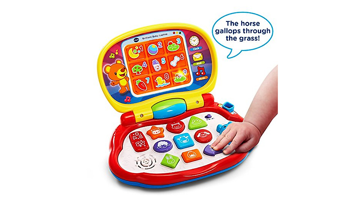 VTech Brilliant Baby Laptop - Interactive Learning for Toddlers