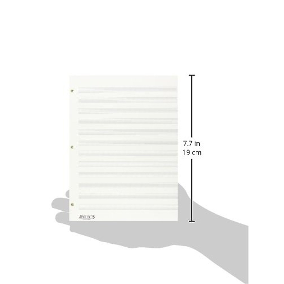 Archives LL12S Looseleaf Manuscript Paper, 12 Stave, 50 Pages