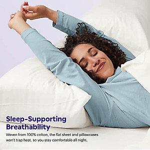 Navy Complete Comfort Sheets, Queen, Purple Mattress Sheets, Cotton Sheets, Dusky Navy, Dark Blue