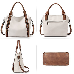 CLUCI Hobo Bags for Women Vegan Leather Handbags Large Ladies Purse Shoulder Bag