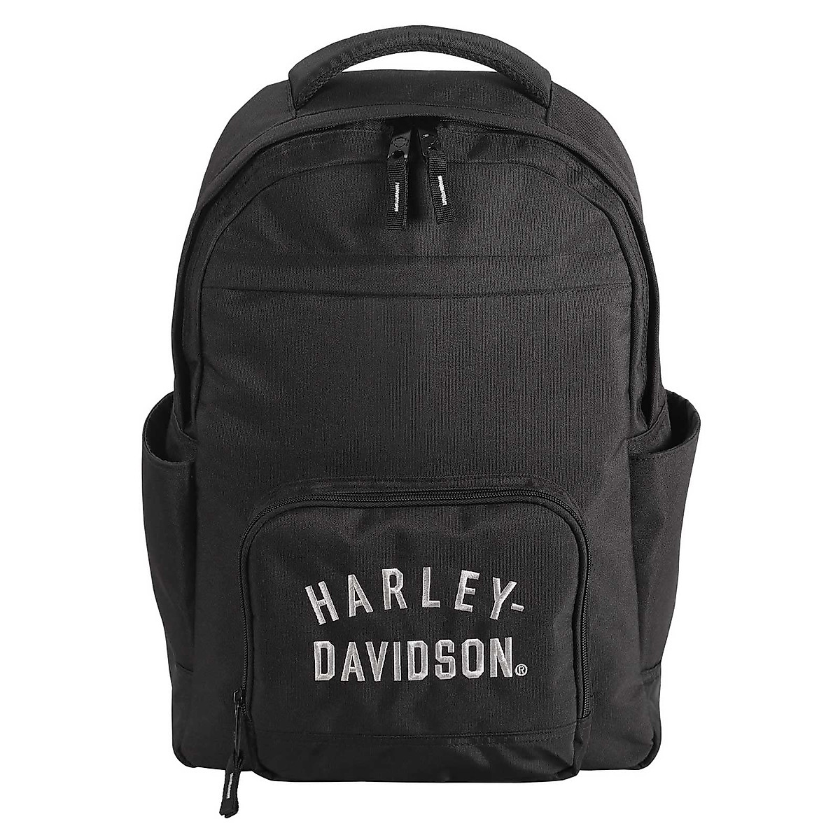 Harley-Davidson Rugged Twill Water-Resistant Polyester Backpack - Black