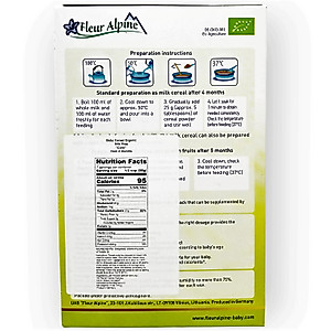Fleur Alpine Corn Cereal 175g for Babies from 5 months From Germany New Packaging