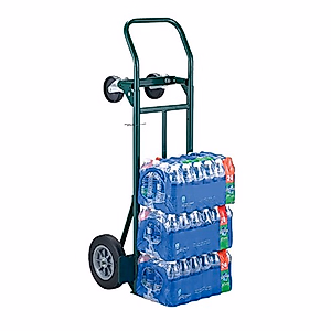 Harper Trucks JEDT8635P 700 lb Capacity Super-Steel Convertible Hand Truck, Dual Purpose 2 Wheel Dolly and 4 Wheel Cart with 10" Flat-Free Solid Rubber Wheels
