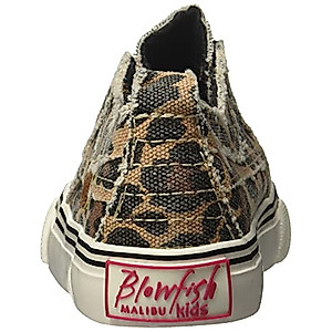 Blowfish Malibu Girls Play-k Sneaker, Natural City Kitty, 4 Big Kid