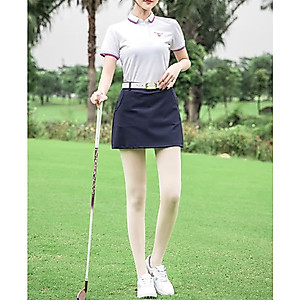 Sun Protection Golf Pants Cool Ice Silk Stocking Sport Leggings-Skin Color