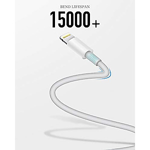 Apple iPhone Charger Cable, 2 Pack Original USB to Lightning Cable Apple MFI Certified 6 Ft, Fast iPhone Charging Cord for iPhone 11/11Pro/11Max/ X/XS/XR/XS Max/8/7/6/5S/SE/