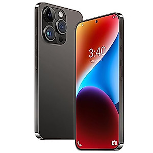 xixaomiro i14Pro Max Unlocked 5G Cellphone Android Smartphone Mobile Phone, 8GB RAM, 512GB ROM 1TB Expandable, 6.8'' FHD Screen, 6000mAh Battery, Dual Sim Card, 48+13MP Camera (Black)