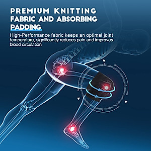 Volleyball Knee Pads with High Protective Low-Profile Soft Padding, Dance Riding Protection for Junior Youth Adult (XL)