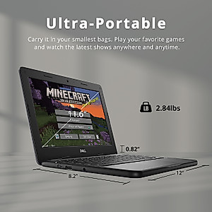 Dell Chromebook 11 3000 3100 11.6" Chromebook - HD - 1366 x 768 - Intel Celeron N4020 Dual-core (2 Core) - 4 GB RAM - 16 GB Flash Memory - Chrome OS - English (US) Keyboard - 14 Hour Battery Run