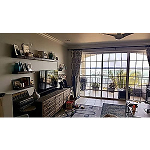 Joel's Antiques Floating Wall Shelf - 72-Inch Wood Decor & Long Shelf for Fireplace Mantel, Bookshelf, & Farmhouse - Wall-Mounted Rustic Stand, Wooden Hanging Display - Medium Brown, 72" x 6" x 2"