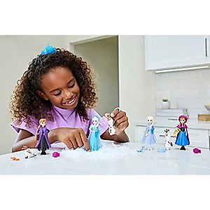 Disney Frozen by Mattel Disney Frozen Snow Color Reveal Small Doll & Accessories, 6 Surprises Include Character Figure Inspired by Disney Movies