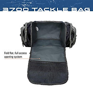 FROGG TOGGS Heavy Duty Fishing Tackle Duffle Bag, Includes Bait Trays,Black