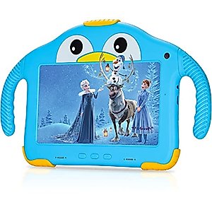 Kids Tablet 7inch Tablet for Kids Android 10 Toddler Tablet Eye Protection 32GB Kids APP Preinstalled Learning Tablet WiFi Education Dual Cameras with Kid-Proof Case YouTube Netflix Google Play Store