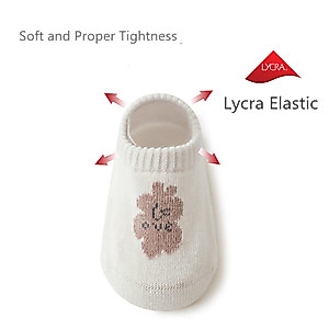 BEHELE Baby Floor Socks with Grips Non-skid Toddler Newborn Infant Non Slip Socks Unisex Boy Girl Ankle Indoor Gripper Socks (S(0-12 Months))