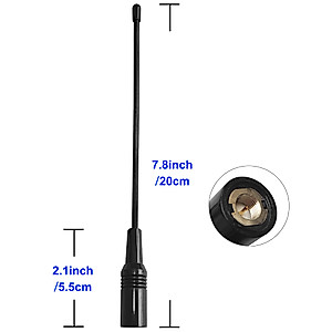915MHz LoRa Antenna Omni 5dbi Gain SMA Male for ESP32 OLED Board + 15cm IPEX Extension Cable 2 Pcs