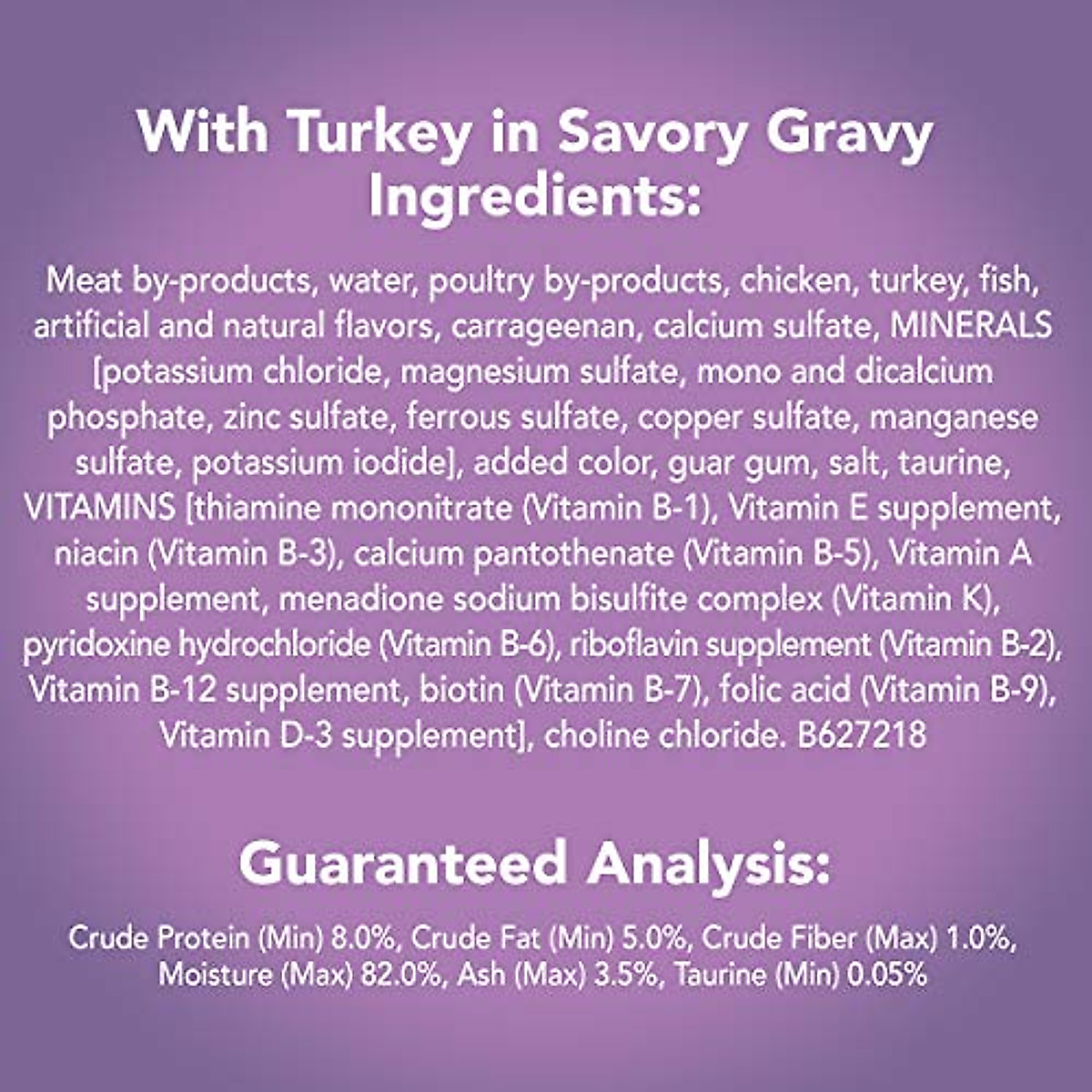Purina Friskies Gravy Pate Wet Cat Food, Extra Gravy Pate With Turkey in Savory Gravy - (24) 5.5 oz. Cans