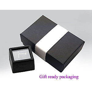 22G L-Shape Nose Stud Solid 14Kt Gold Stud Nose Ring with Moissanite Gemstone - April Birthstone Nose Stud-LSWG-MNT1.5