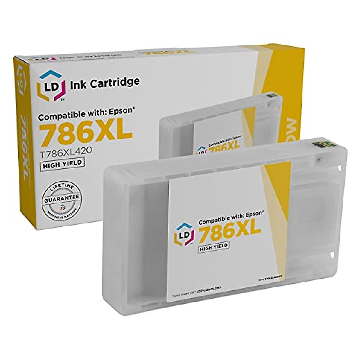 LD Remanufactured Replacement for Epson 786XL High Yield Yellow Ink Cartridge