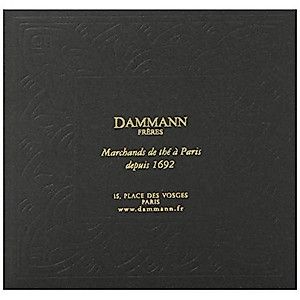 Dammann Freres Sachets, Vert Au Jasmin Tea Bags, Premium Gourmet French Jasmine Green Tea, 25 Count (Single Pack)