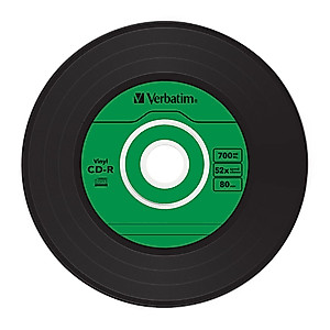 Verbatim 43426 52x Vinyl CD-R - Slim Case 10 Pack