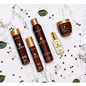 L'ANZA Keratin Healing Oil Intensive Hair Masque for Damaged Hair – Nourishes, Repairs, and Boosts Hair Shine and Strength for a Silky Look, Paraben-free, Gluten-free (7.1 Fl Oz)