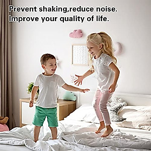 cosbur 2PCS Headboard Stoppers for Bed, 2023 Newset Adjustable Bed Frame Anti-Shake Tool for Bed, Antishake Telescopic Support Stabilizer, for Room Wall Beds Cabinets Sofa, Easy to Install