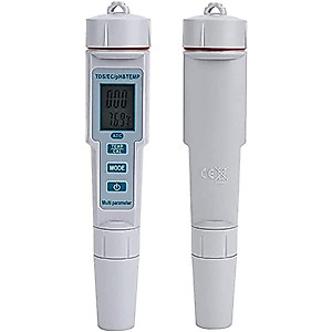 YUESFZ Precise Water Quality Tester 4 in 1 PH TDS EC Temp Test Pen Digital Water Quality Tester Meter for Drinking Water Swimming Pool Practical Water Quality Detector