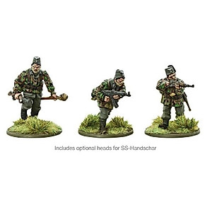 WarLord Bolt Action Waffen-SS WWII SS-Grenadier Figures 1:56 Military Table Top Wargaming Plastic Model Kit 402012101