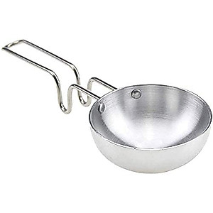 KSJONE Aluminium Scratch Resistant Coating - Mini Tadka Pan for Eggs, Spices, Melting Butter - and more Tadka Pan,Large Tadka Pan for saag, dal, kadhi, dhokla