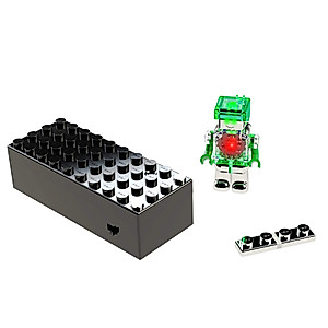 E-Blox Lumen Power Figure Robyn, LED Glowing Light Up Figure, Glows Green & Red When Connected to Metal Contact Point, Building Blox STEM Toy for Kids, Birthday Gift, Boys, Girls, 6+