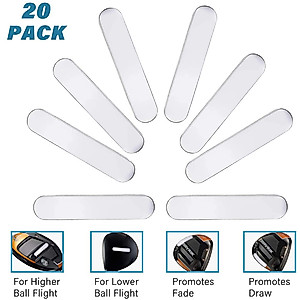 Aliennana Golf Weighted Lead Tape 20/30pcs Pickleball Lead Tape Strips Weight Golf Training Equipment Adhesive Lead Tape for Tennis Racket Pickleball Iron Putter Golf Clubs