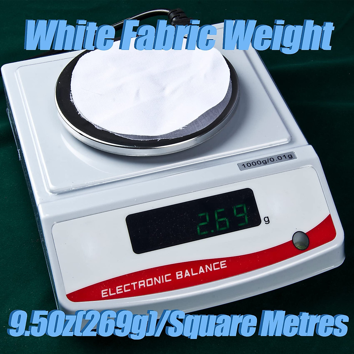 2 Yard White Twill Cotton Canvas Fabric,Natural Thick Cotton Poplin Fabric By The Yard,59 Inches Wide 100% Cotton Fabric, Embroidery Muslin Quilting Fabric Material for Sewing Material Apparel Cloth