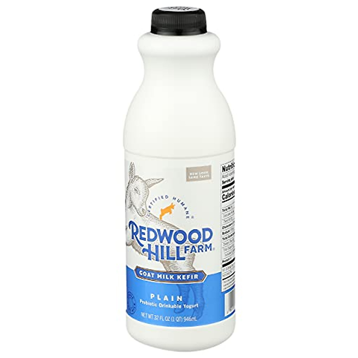 Redwood Hill Farm Cultured Goat Milk Kefir, Plain, 32 oz