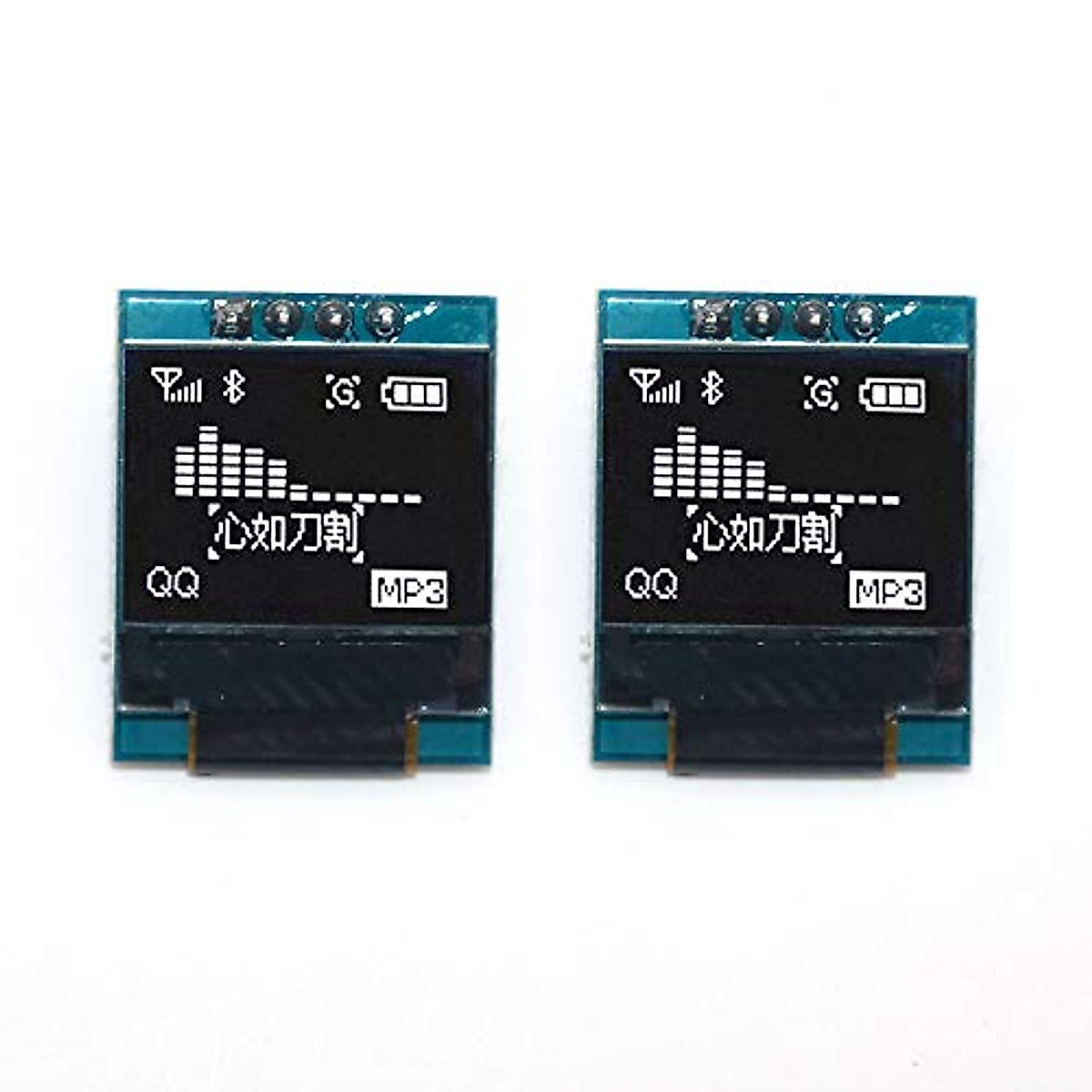 DollaTek 2Pcs SSD1306 4P 0.66inch OLED Display Module 64x48 Screen IIC I2C for Arduino AVR STM32 LCD Module