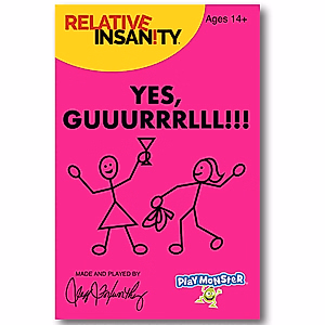 Relative Insanity Yes, Guuurrrlll!!! — Hilarious Party Game Made and Played by Comedian Jeff Foxworthy — Ages 14+ — 4-12 Players