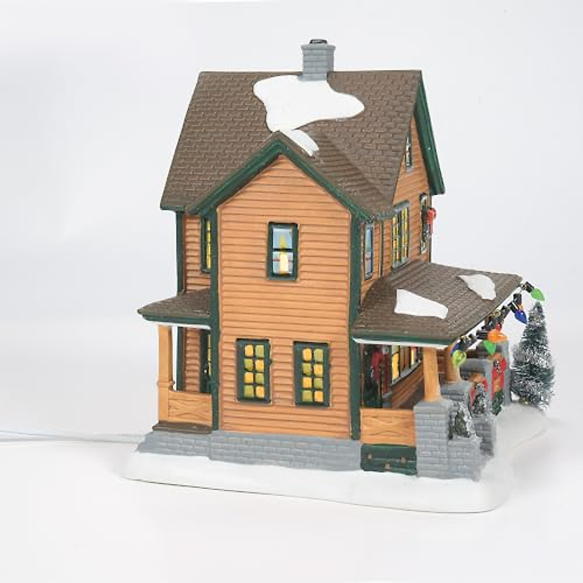 Department 56 Christmas Story Village Ralphies House Lit Building, 7.24 Inch, Multicolor