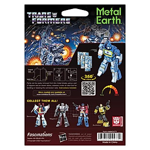 Metal Earth Transformers Soundwave Color 3D Metal Model Kit Fascinations