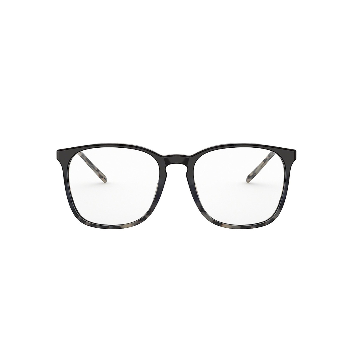 Ray-Ban RX5387 Square Prescription Eyeglass Frames, Blue Gradient Havana Beige/Demo Lens, 54 mm