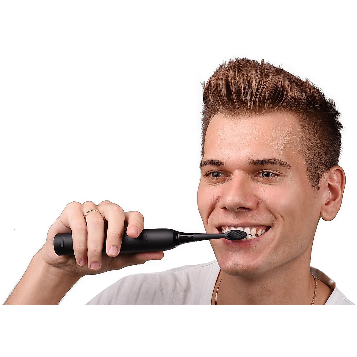 Electric Toothbrush 4Pcs Replacement Brush Heads, Black (4Pcs Cleaning Brush Heads)