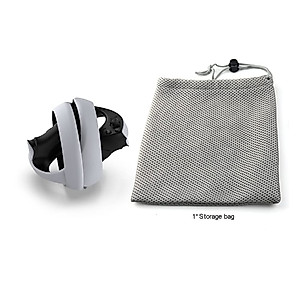 For PSVR2 Storage Bag Carrying Case, Portable Handheld Zipper Bag for VR Headset & Handle