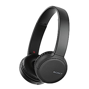 Sony Wireless Headphones WH-CH510: Wireless Bluetooth On-Ear Headset with Mic for Phone-Call, Black
