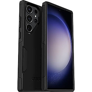 OtterBox Galaxy S23 Ultra Commuter Series Case - Single Unit Ships in Polybag, Ideal for Business Customers - BLACK, slim & tough, pocket-friendly, with port protection